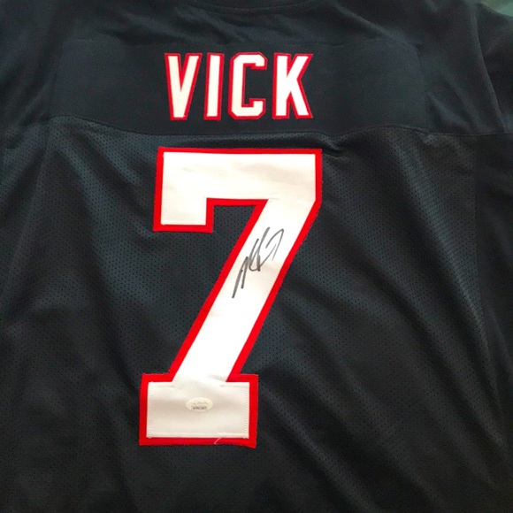 Shirts | Signed Michael Vick Authentic Signaturejsa | Poshmark